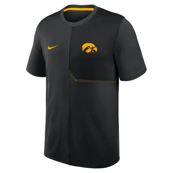 Nike Iowa Sideline Coach Dri-fit College Top - Black