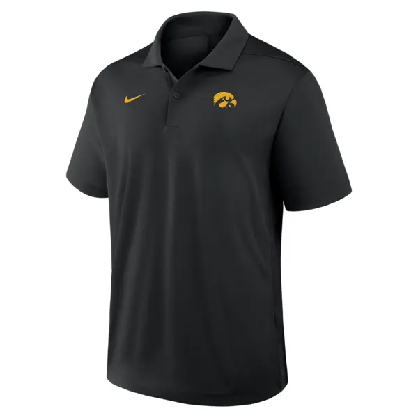 Nike Iowa Primetime Victory Plus Dri-fit College Polo - Black