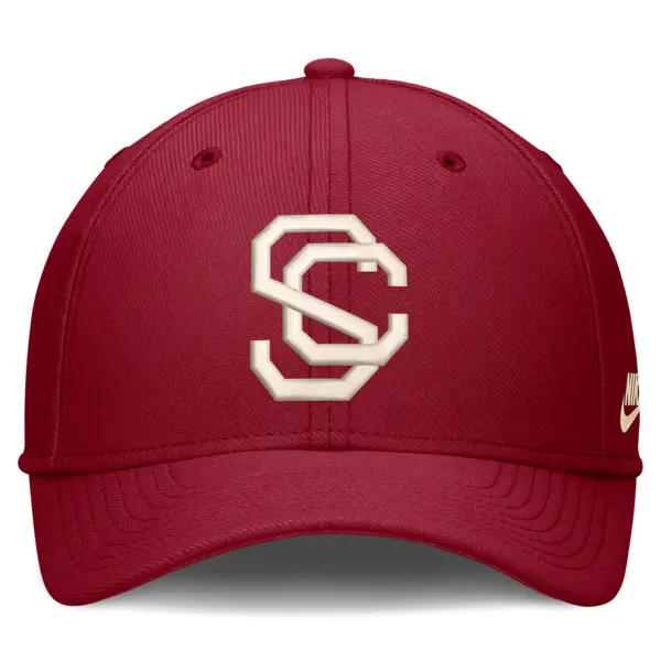 Nike Usc Legacy Rise Vintage Dri-fit College Cap - Red