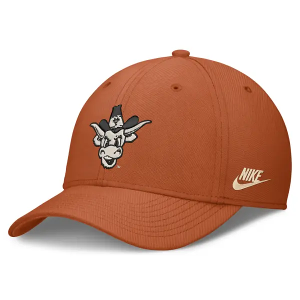 Nike Texas Legacy Rise Vintage Dri-fit College Hat - Orange