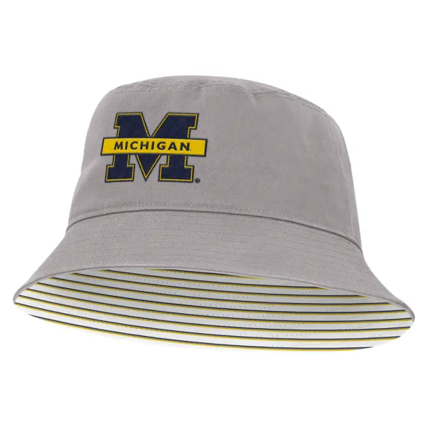 Nike Michigan Primetime Apex Jordan Brand College Bucket Hat - Grey