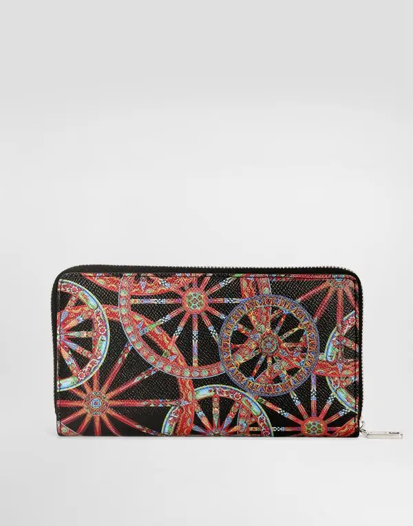 Dolce & Gabbana Carretto-print Calfskin Wallet