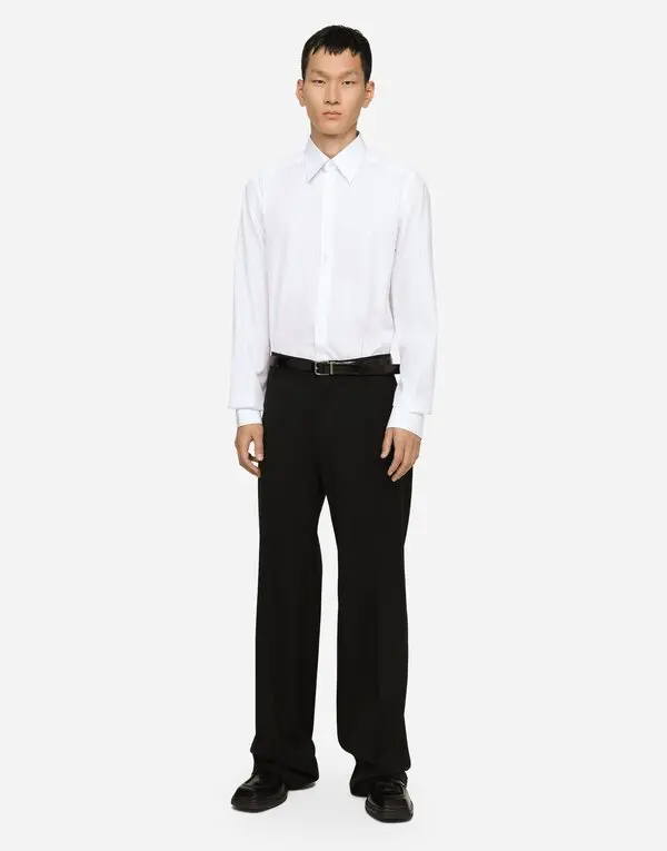 Dolce & Gabbana Striped Cotton Martini-fit Shirt