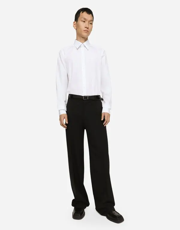 Dolce & Gabbana Striped Cotton Martini-fit Shirt