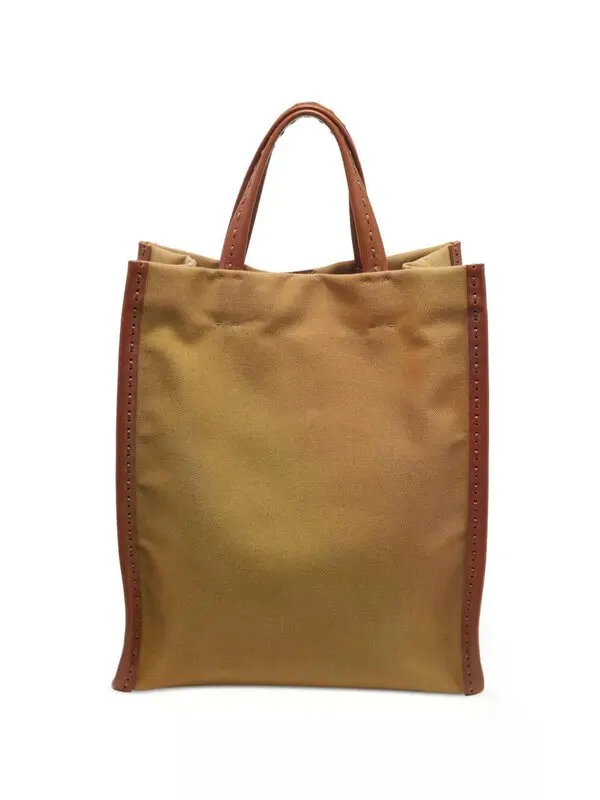 Valentino Garavani Identity Logo-print Tote Bag - Brown