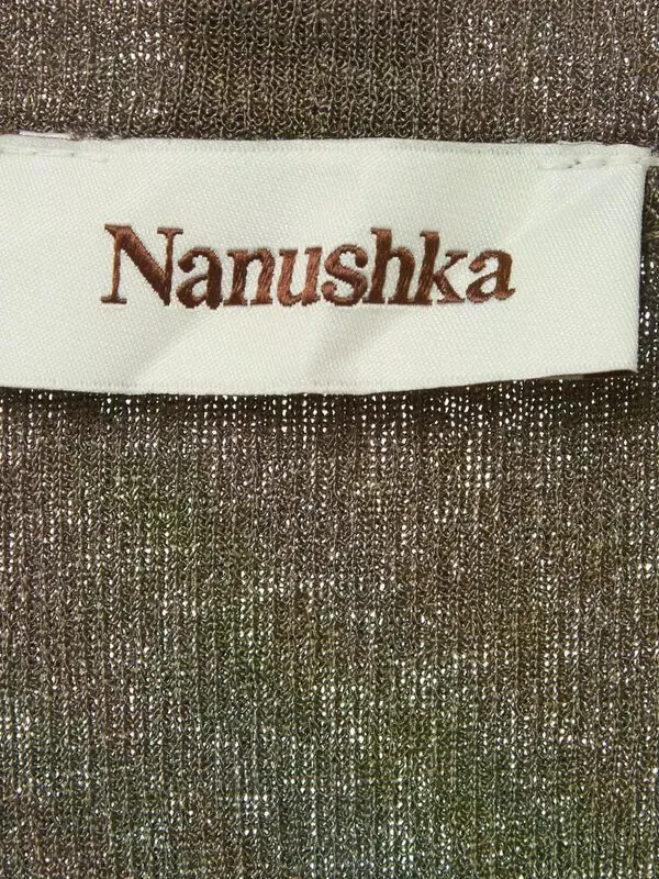 Nanushka Jannet Wrap Midi Dress