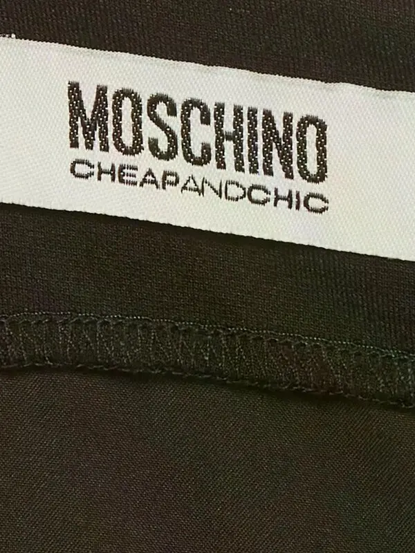 Moschino V-neck Sleeveless Mini Dress