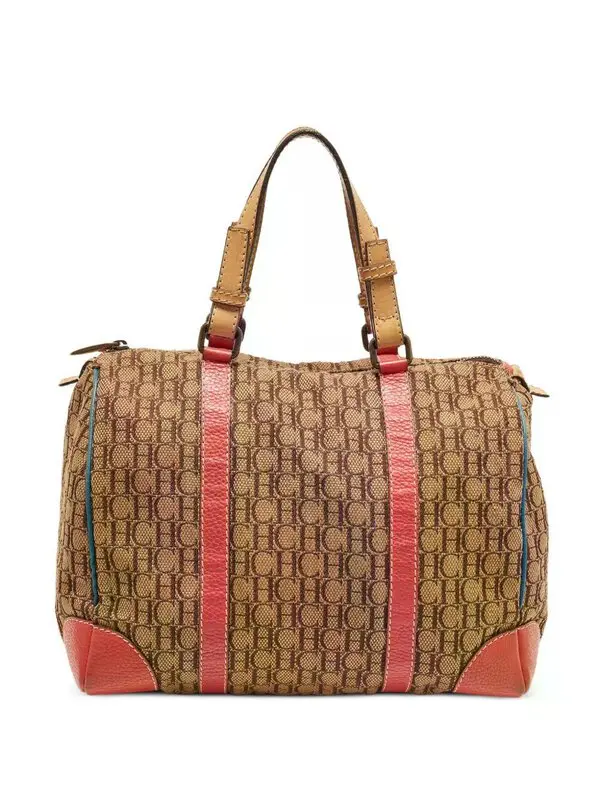 Carolina Herrera Andy Monogram Tote Bag