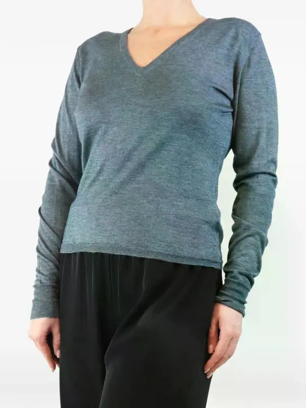 Etro Fine-knit V-neck Sweater