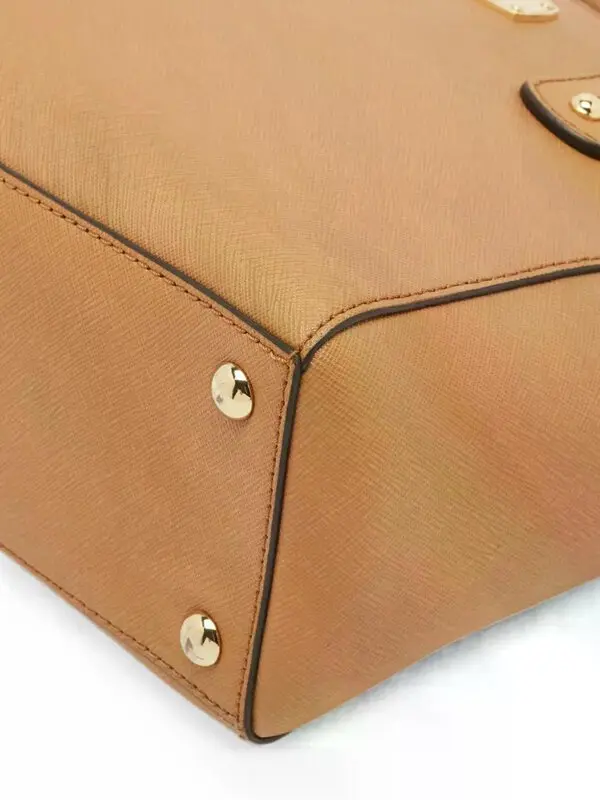 Michael Kors Kellen Leather Tote Bag - Brown