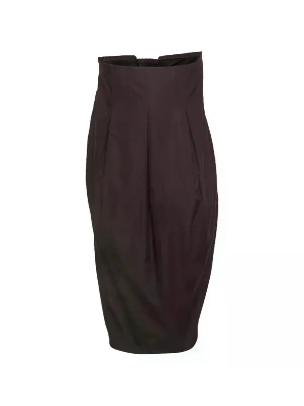 Bottega Veneta Strapless Bow Detail Mini Dress