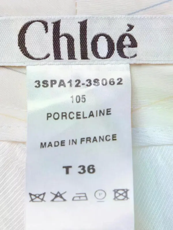 Chloé Striped Wide-leg Trousers