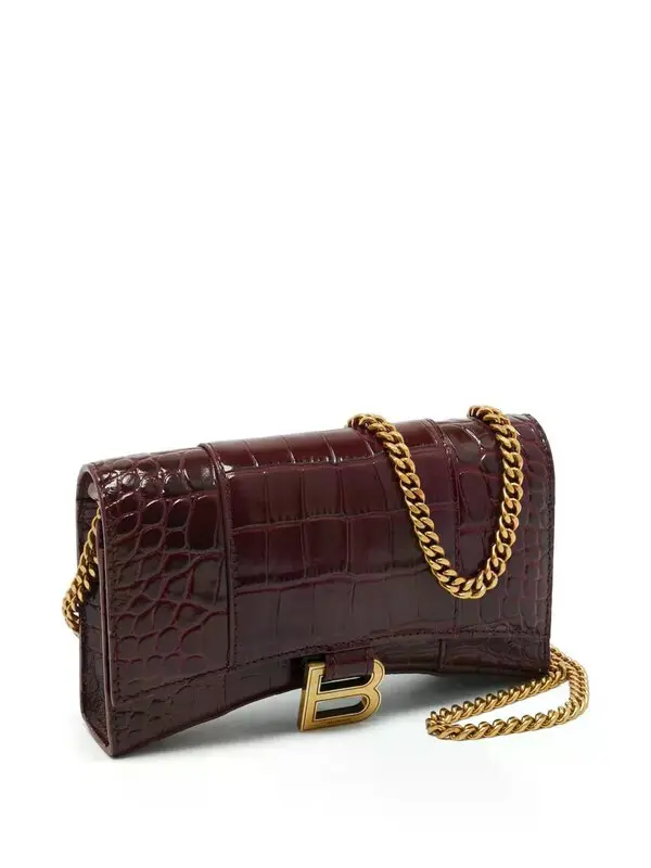 Balenciaga Hourglass Clutch Bag