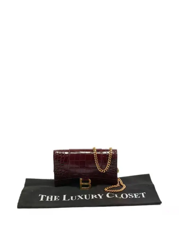 Balenciaga Hourglass Clutch Bag