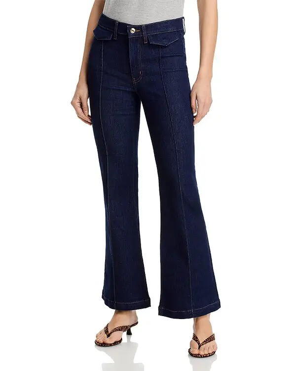 FRAME The Icon Flared Leg Jeans - Rinse