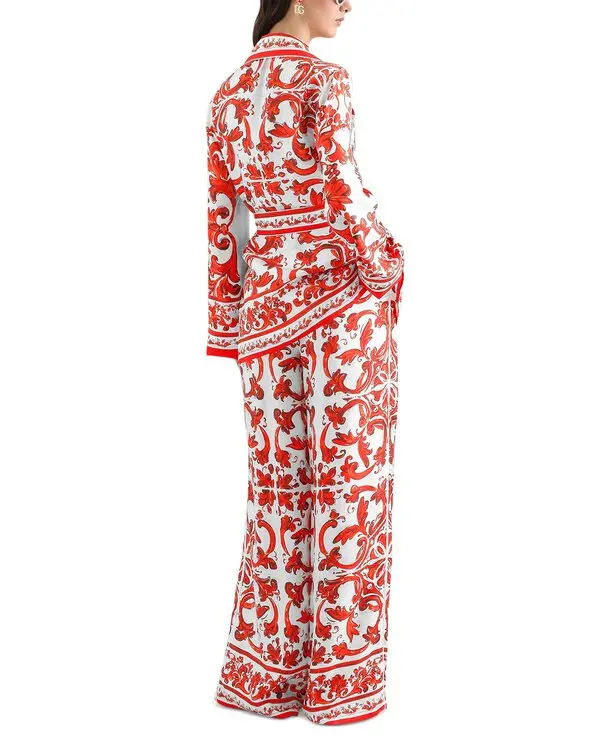 Dolce & Gabbana Printed Silk Shirt