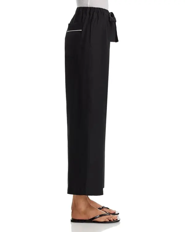 TOTEME Silk Trousers - Black