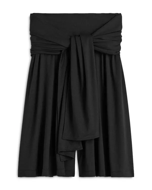 TOTEME Tie-waist Jersey Shorts