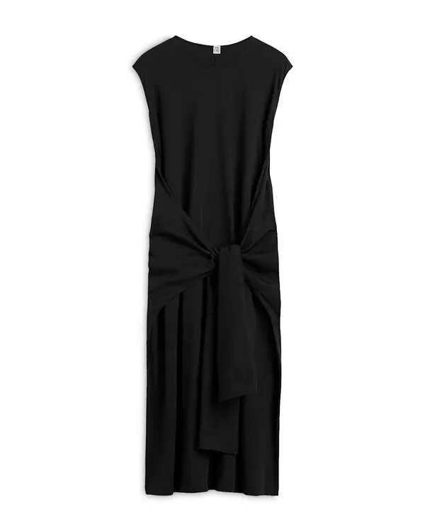 TOTEME Tie Waist Jersey Dress