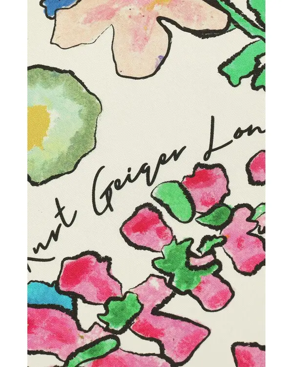 Kurt Geiger Floral Silk Square Scarf
