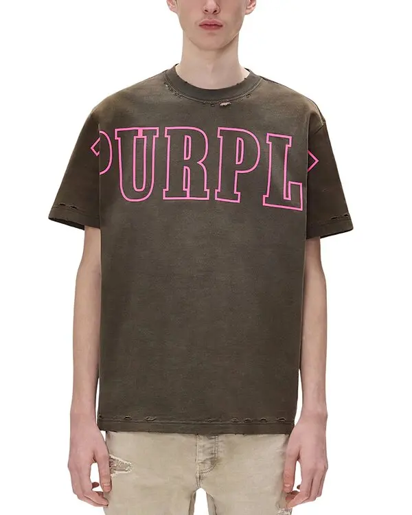 PURPLE BRAND Jersey Tee - Black