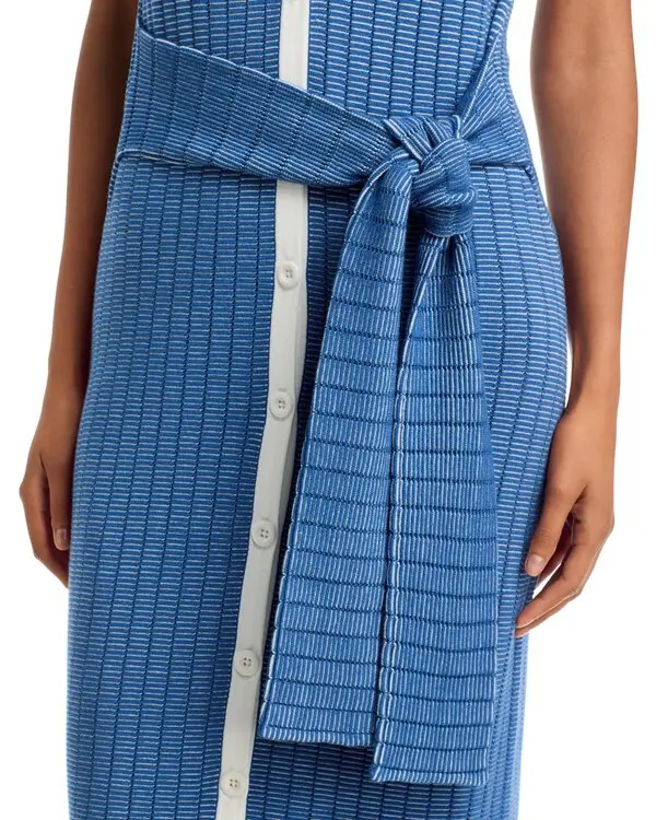 TOCCIN Bex Knit Midi Dress - Ocean Optic Multi