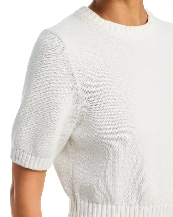 TOCCIN Tocca Elsie Short Sleeve Sweater - Optic
