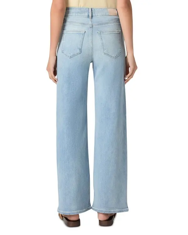 Paige Anessa High Rise Wide Jeans - Coliseum
