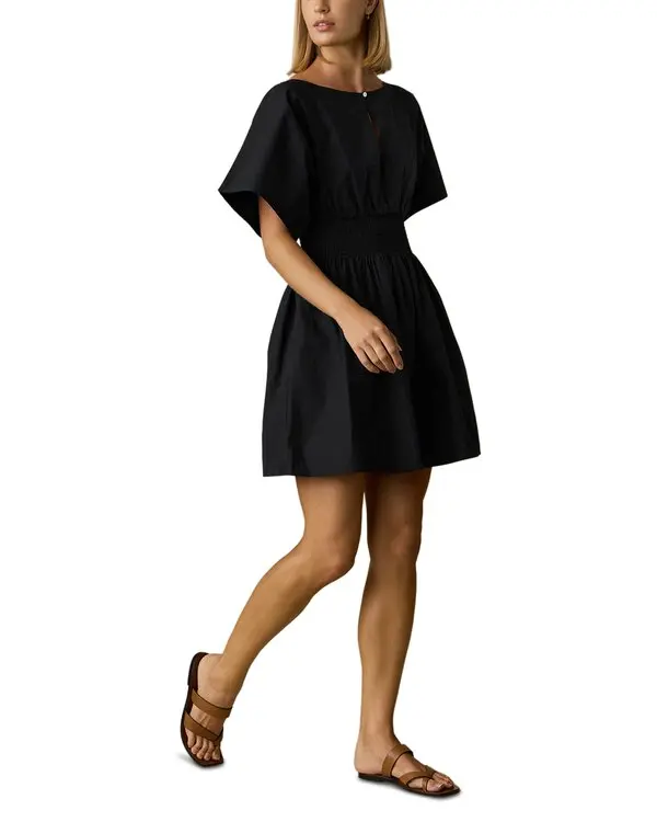 Faherty Brand Elia Mini Smocked Dress