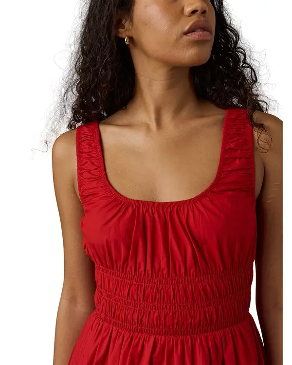 Faherty Brand Coastal Poplin Sunseeker Mini Dress