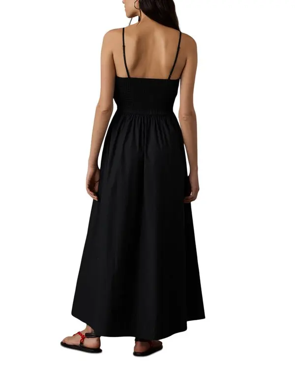 Faherty Brand Coastal Poplin Maxi Dress