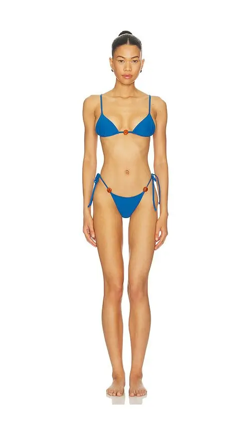 TROPIC OF C Praia Bikini Bottom In Blue