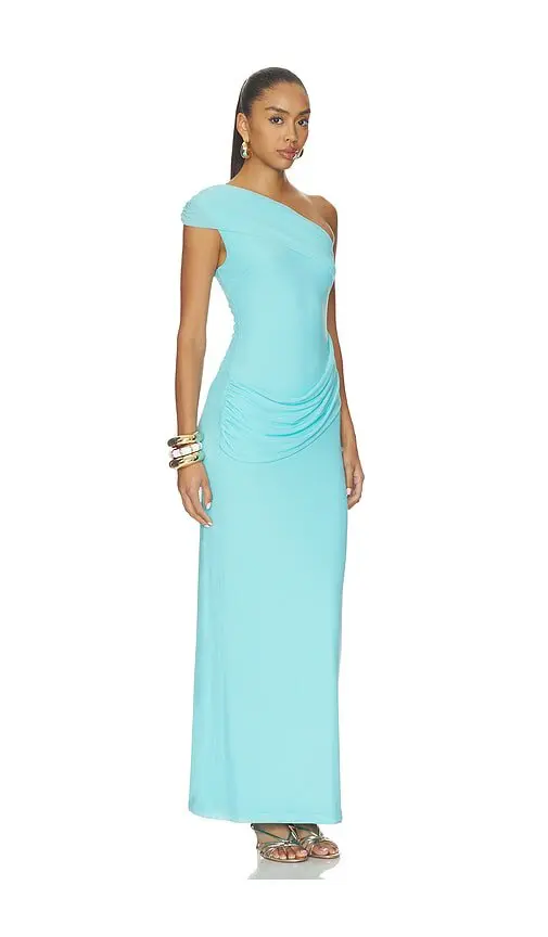 Superdown Fleur Maxi Dress In Blue