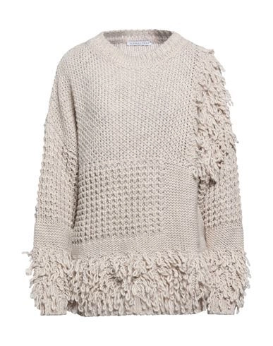 CARACTÈRE Multicolor Knit Sweater With Fringe Detailing