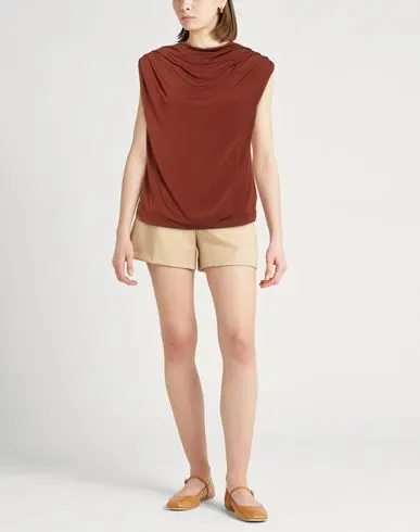 Federica Tosi Sleeveless Draped Neckline Top