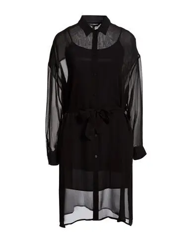 Armani Exchange Midi Shirt Dress - Black