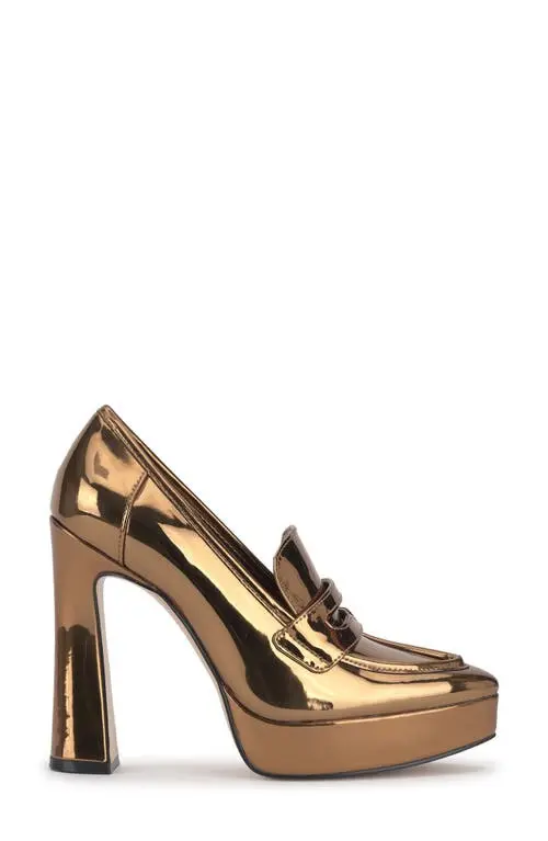 Jessica Simpson Nanelie Platform Pump - Bronze 02