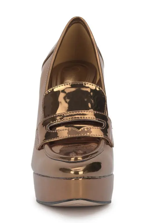 Jessica Simpson Nanelie Platform Pump - Bronze 02