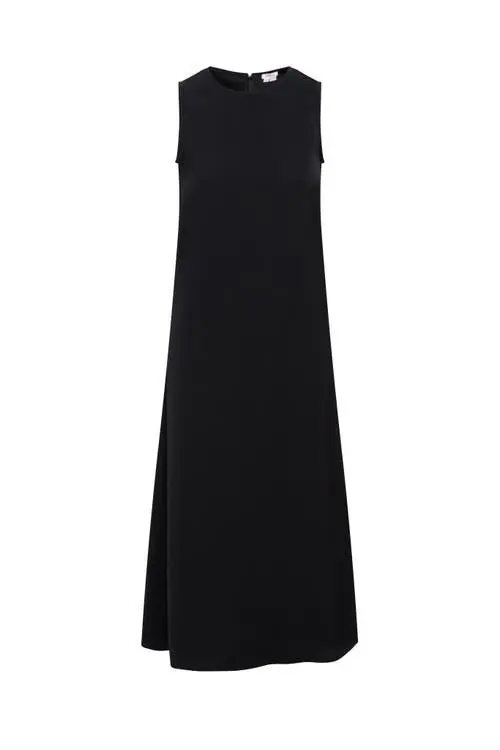 ASPECT Woven Invisible Zipper Jumper - Black