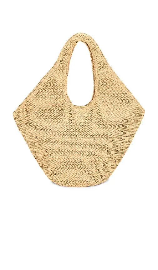 NIKKI BEACH Kaia Raffia Tote Bag
