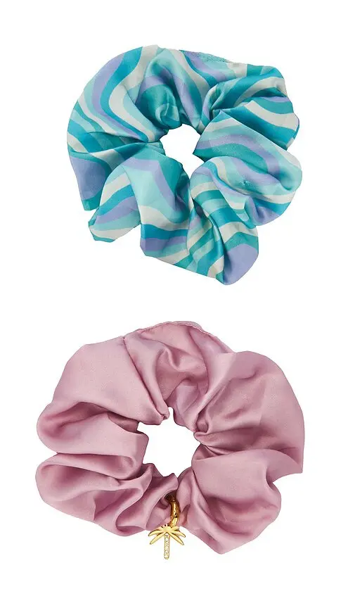 FRASIER STERLING Low Tide Scrunchie Set - Pink
