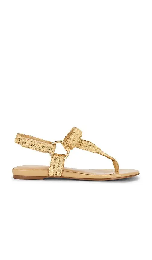 Raye Adelina Woven Raffia Travel Sandal