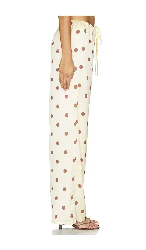 SNDYS. Lyra Polka Dot Wide Leg Pants
