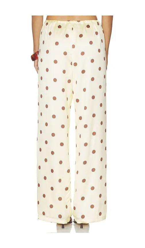 SNDYS. Lyra Polka Dot Wide Leg Pants