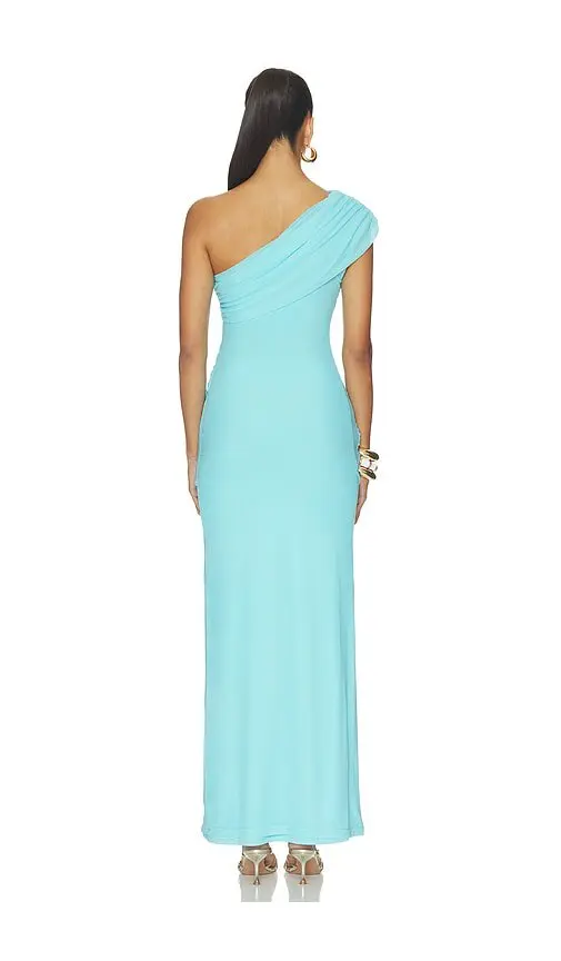 Superdown Asymmetrical Maxi Dress - Blue