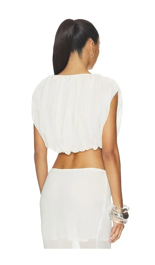 SNDYS. Mara Gathered Top