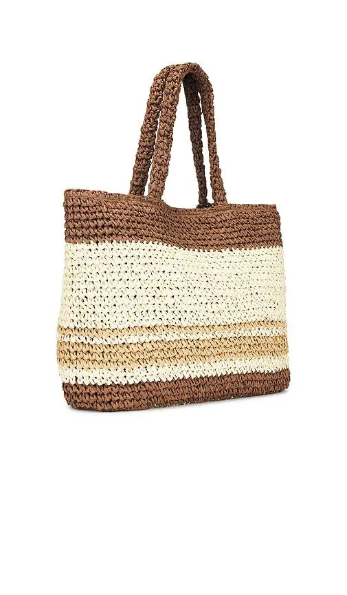 NIKKI BEACH Amalfi Woven Tote Bag