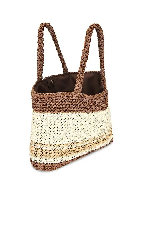 NIKKI BEACH Amalfi Woven Tote Bag