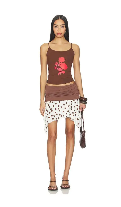 SUSMIES Susmie's Rose Graphic Tank Top