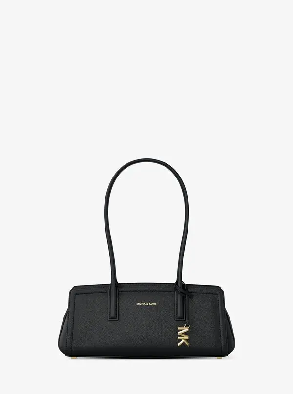 Michael Kors Laila Small Leather Shoulder Bag - Black